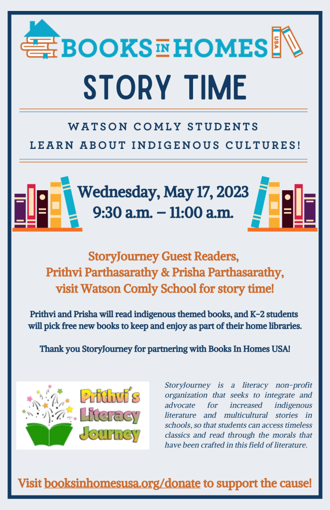 Watson-Comly Indigenous story telling - PRITHVI'S LITERACY JOURNEY